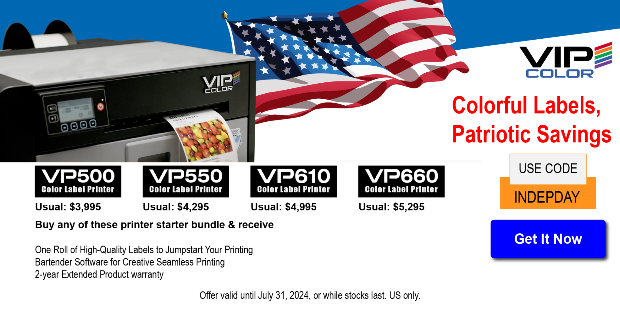 Commercial & Industrial Color Label Printers for SME - VIPColor